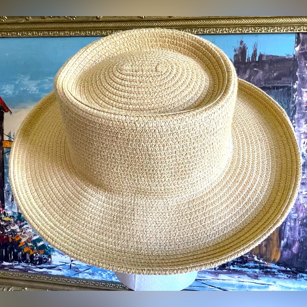 Unisex Tightly Woven Straw Fedora By Columbia - Gem